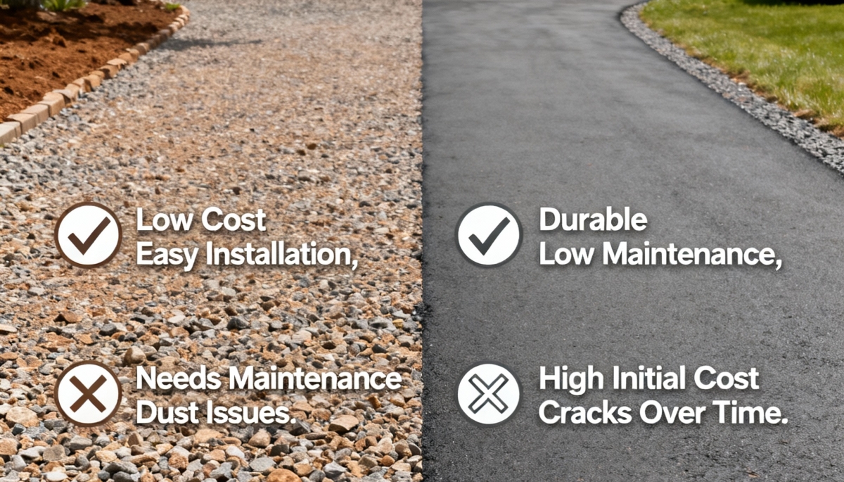 Gravel vs. Paved Driveways: Pros and Cons - Smartscaping